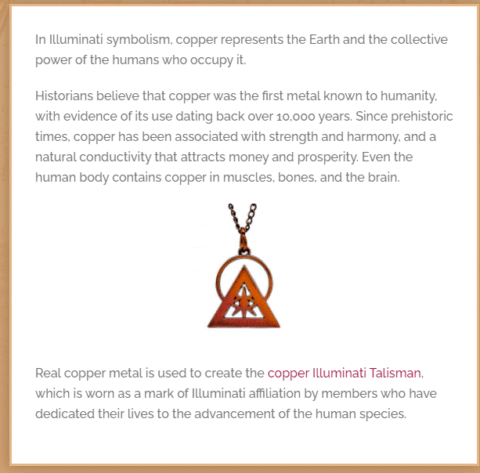 Copper Metal | Welcome To Illuminati Society